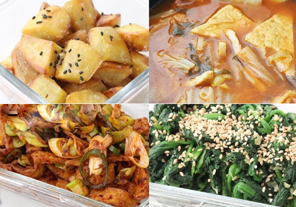 8 Korean side dishes Banchan | spinach | fish cake | mushroom | Taste Life