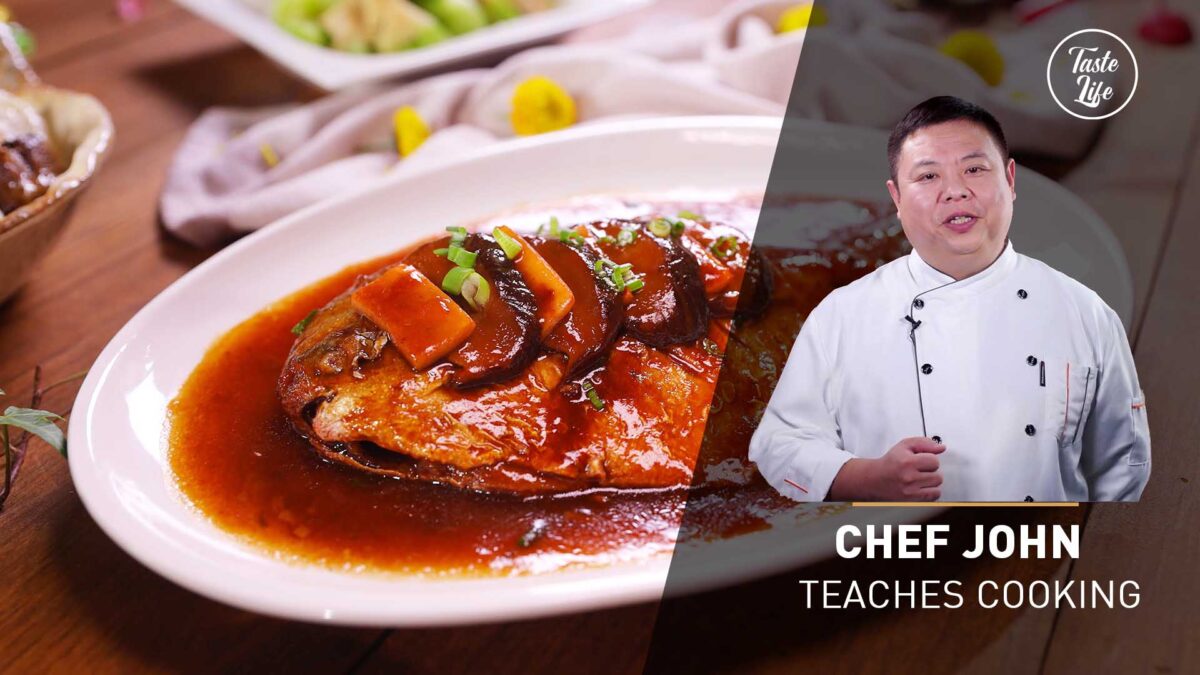 Braised White Pomfret | Chef John’s Cooking Class | healthy dinner ...