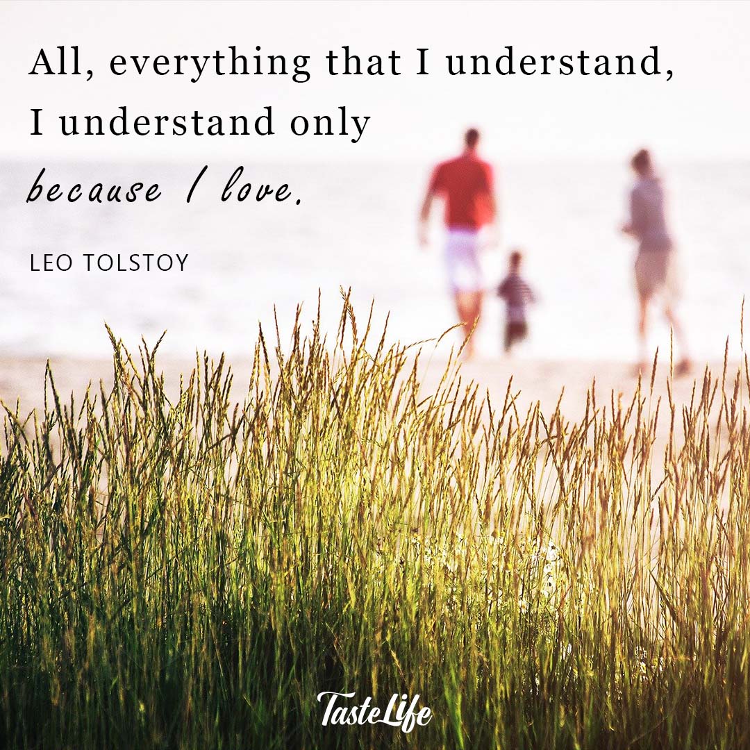 All, everything that I understand, I understand only because I love ...