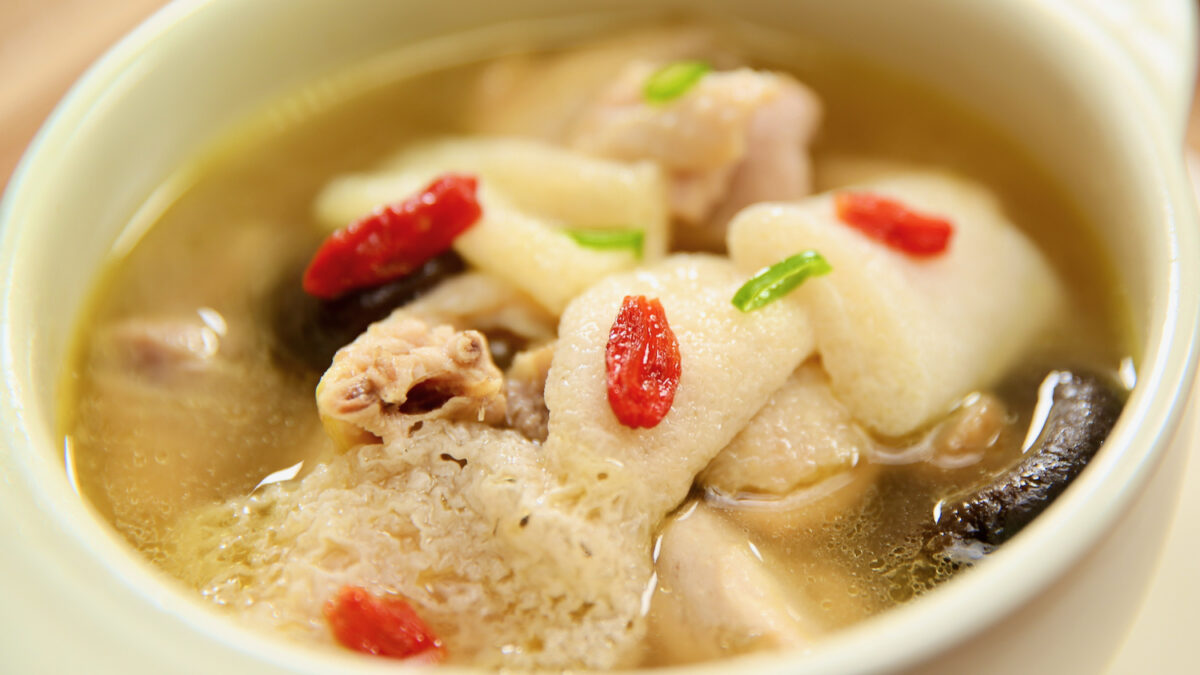 Stewed Chicken with Bamboo Pith and Mushrooms | bamboo | chicken ...