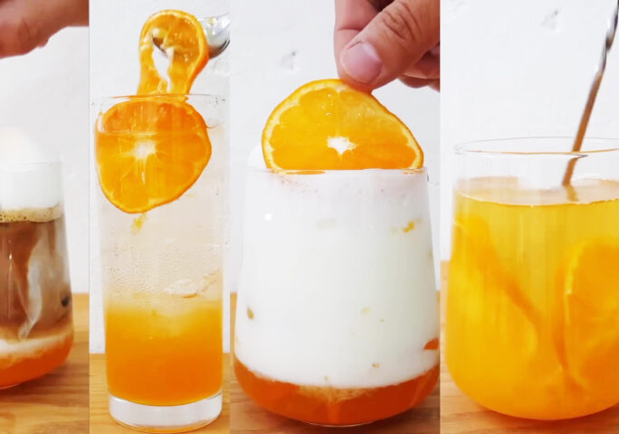 How to make 4 Mandarin Orange (Tangerine) Drinks | mandarin | orange ...