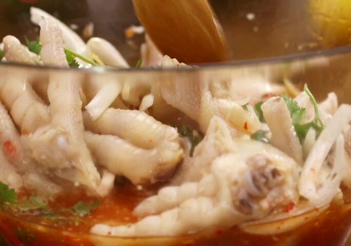 Spicy Lemon Chicken Feet Salad | feet | spicy | Sour | Taste Life