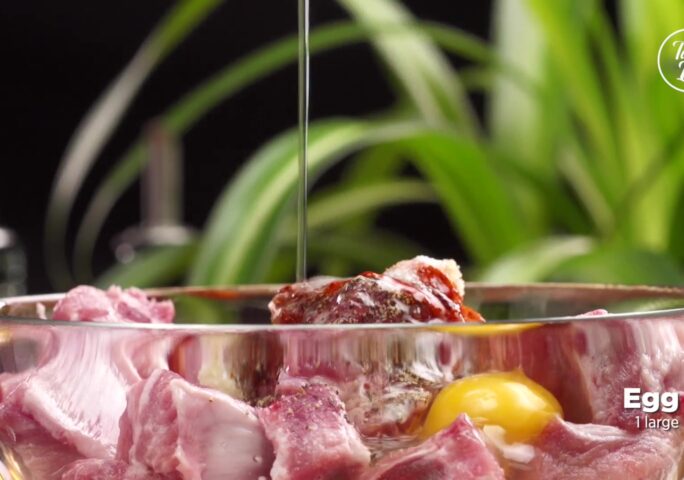 Deep-Fried Pork Ribs with Yellow Mustard Sauce | chinese food | dinner ...