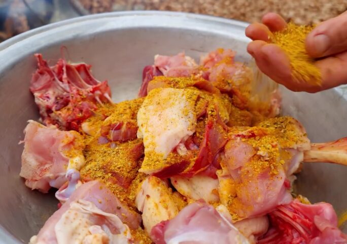 Countryside Turkey Pilaf on the Campfire | turkey | pilaf | Taste Life